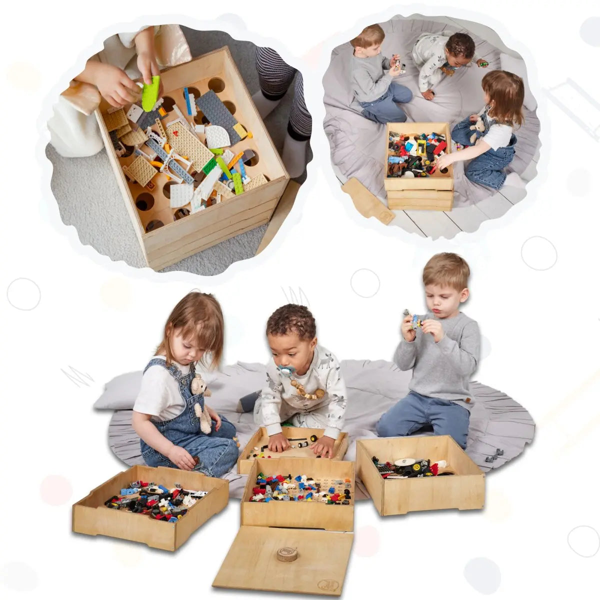 Sorter for Constructor | Wooden Lego Sorter - Goodevas